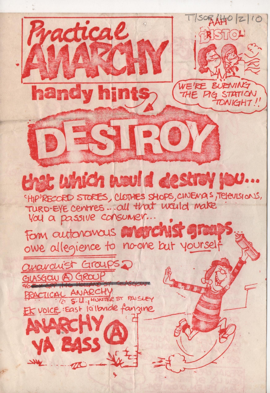 Practical Anarchy (Glasgow) posters | libcom.org